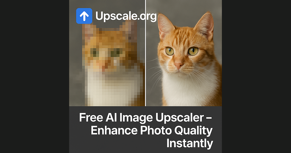 Upscale Image – Free AI Image Upscaler